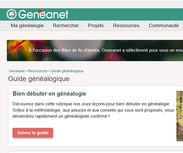 Guide généalogique (rédigé par Geneanet) - Association de Généalogie du ...